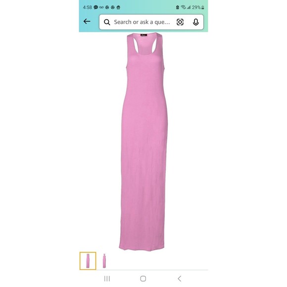 Unbranded | Dresses | Womens Plain Muscle Racer Back Sleeveless Maxi ...